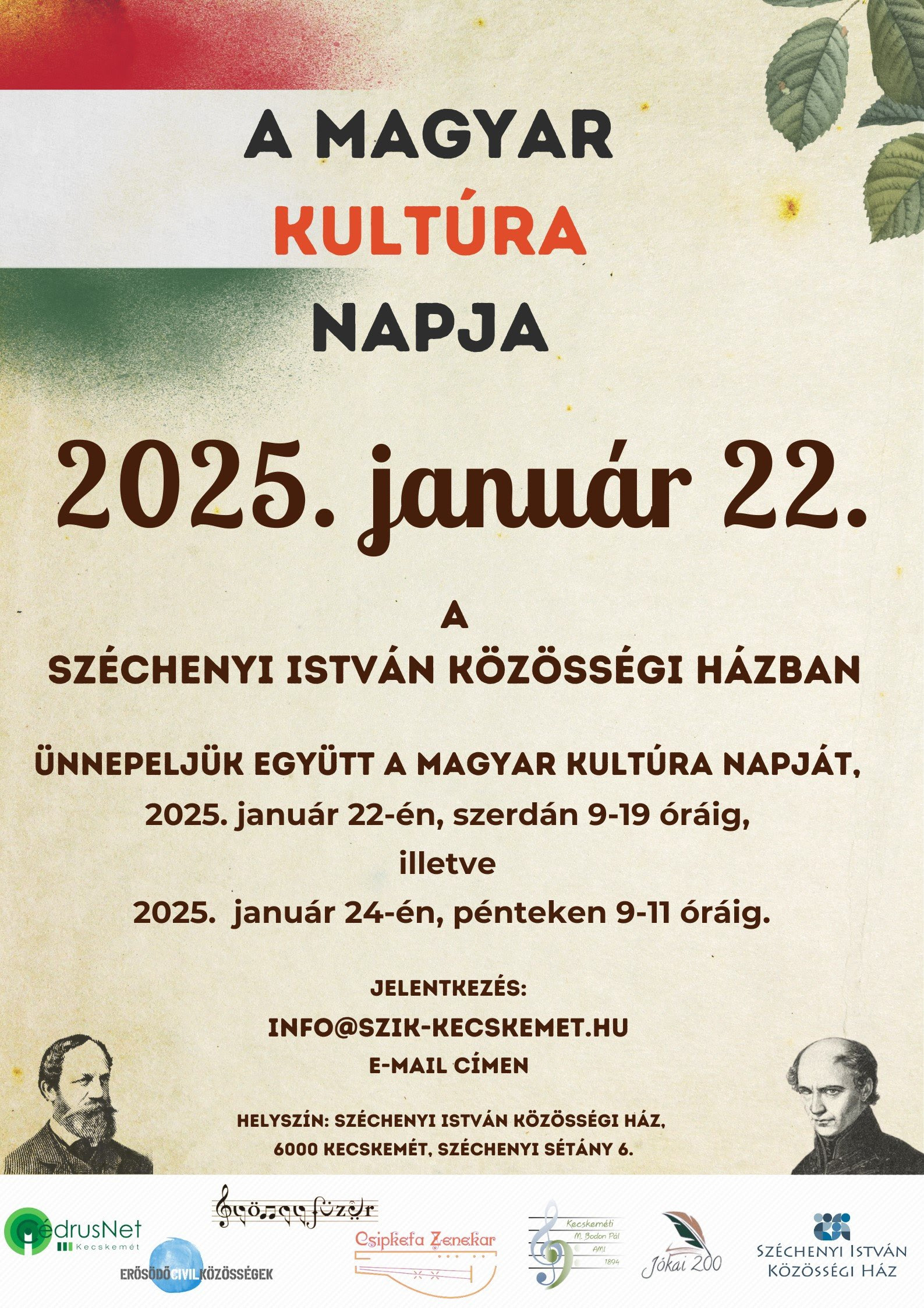 A magyar kultúra napja a Széchenyi István Közösségi Házban | Kecskemét